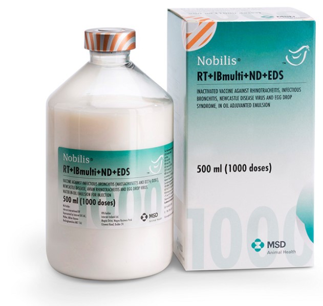 Nobilis RT+IBmulti+ND+EDS - MSD Animal Health Republic of Ireland